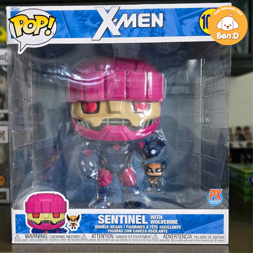 Mô hình chính hãng Funko Pop Jumbo! Marvel: X-Men - Sentinel with ...