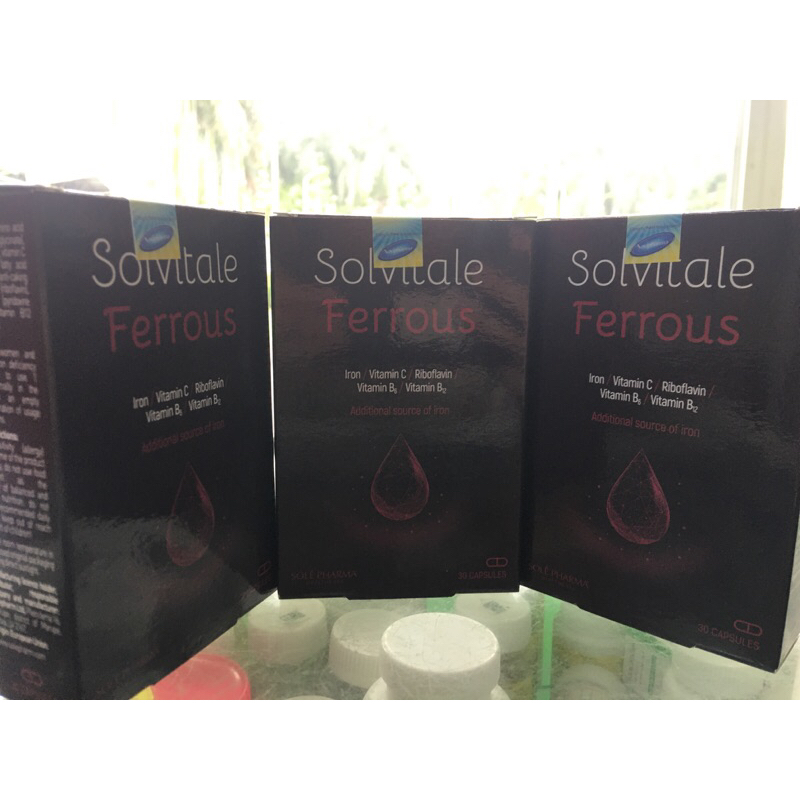Viên uống bổ sung sắt vitamin Solvitale , hộp 30 viên | Shopee Việt Nam