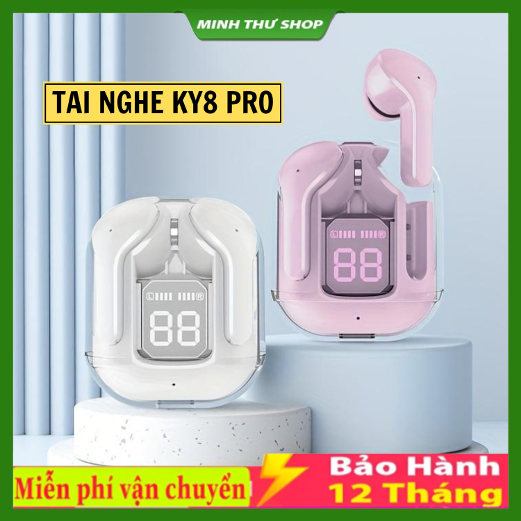 Tai nghe Bluetooth KY8 Pro Ultrapods Max,Pin trâu 4-5H.Âm thanh Hifi ...