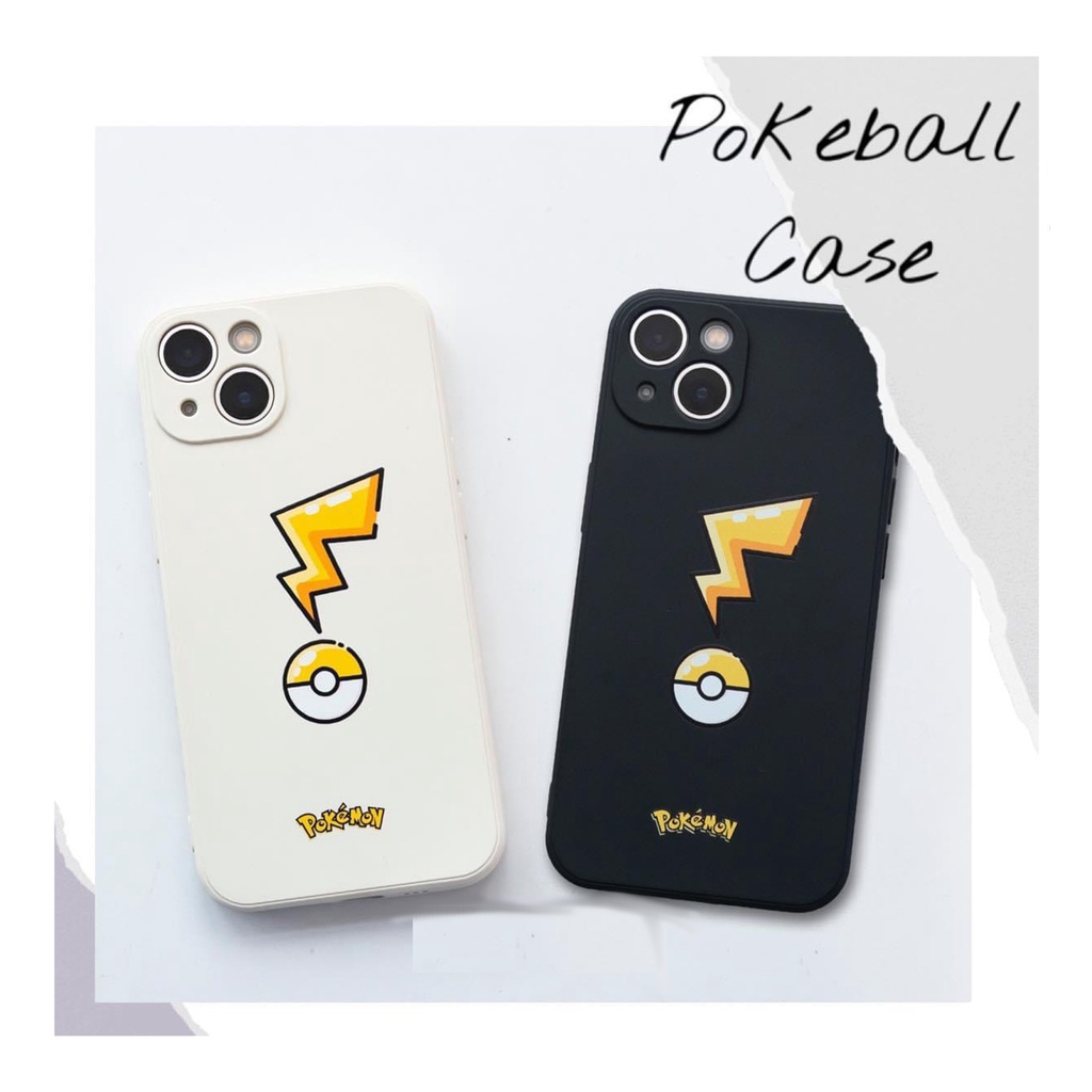 ốp lưng iphone pikapi poke.mon 2 màu đen trắng ốp iphone 7 8 plus xsmax ...