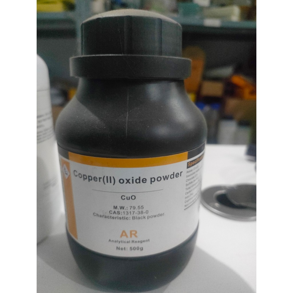 Hóa chất : Copper(II) Oxide CuO 500g | Shopee Việt Nam