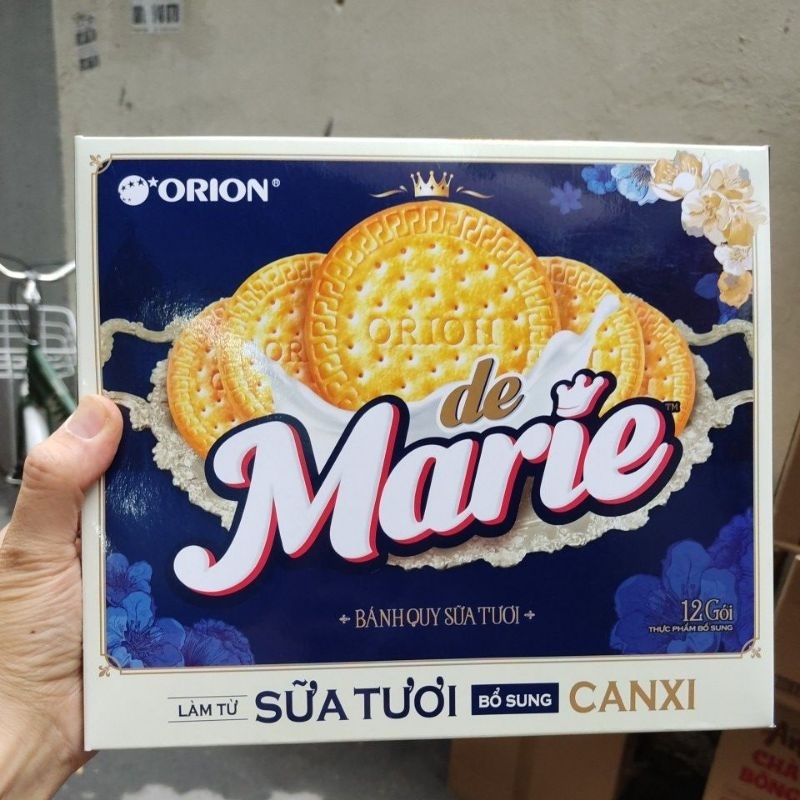 Bánh Quy Sữa Tươi De Marie Orion Túi 144ghộp 384g Shopee Việt Nam