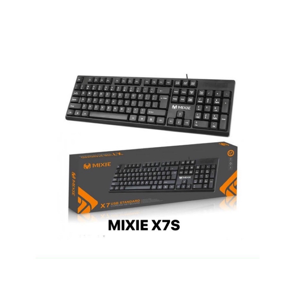 Bàn phím có dây văn phòng Mixie X7S, X70S Bảo hành 12 tháng | Shopee Việt Nam