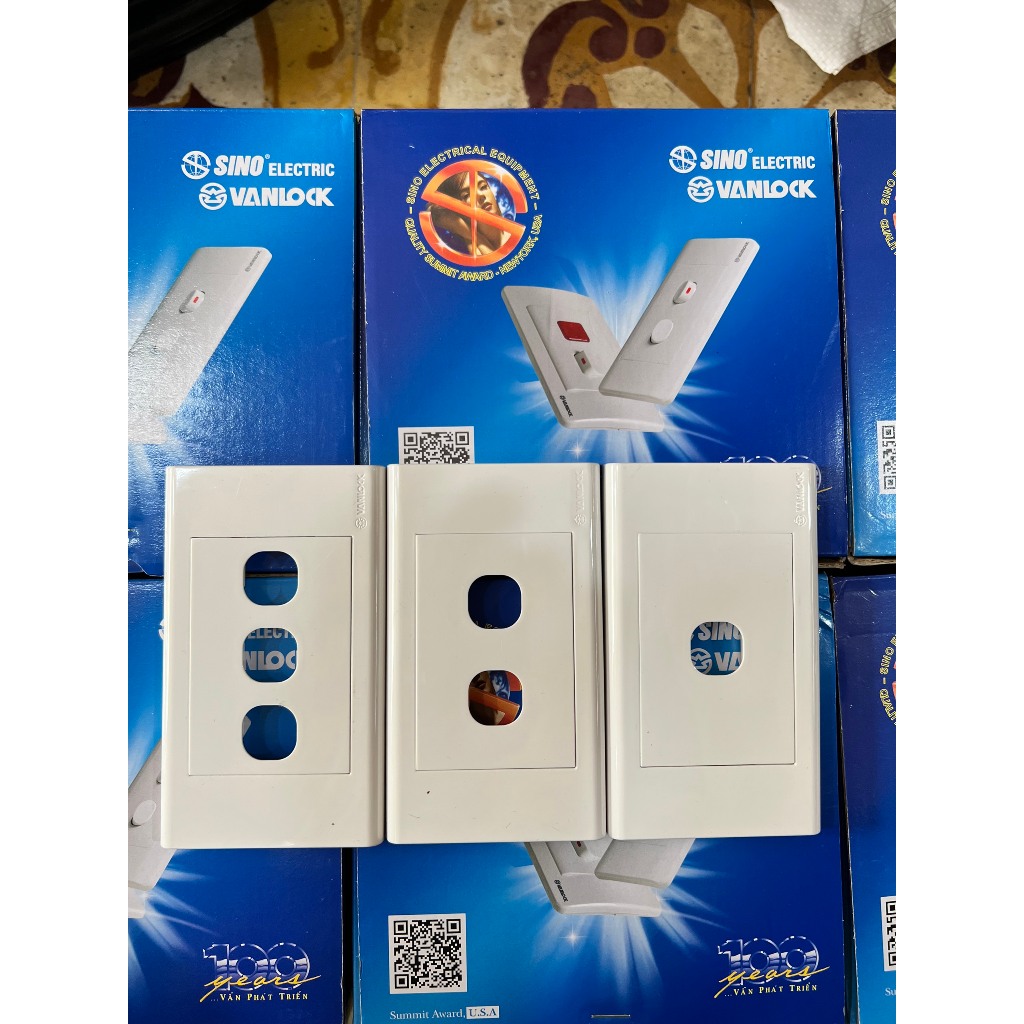 Mặt 1 lỗ, mặt 2 lỗ, mặt 3 lỗ S18 Sino-vanlock (Mã hàng S181/X, S182/X, S183/X) | Shopee Việt Nam