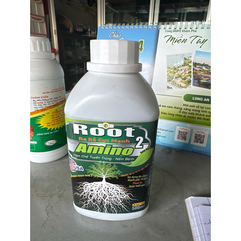 Root 2 Amino ra rễ cực mạnh hạn chế tuyến trùng nấm bệnh chai 500ml | Shopee Việt Nam