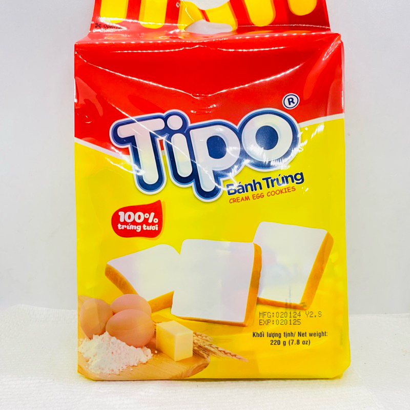 Bánh Tipo Bánh Trứng Sữa Hữu Nghị Food 220g | Shopee Việt Nam