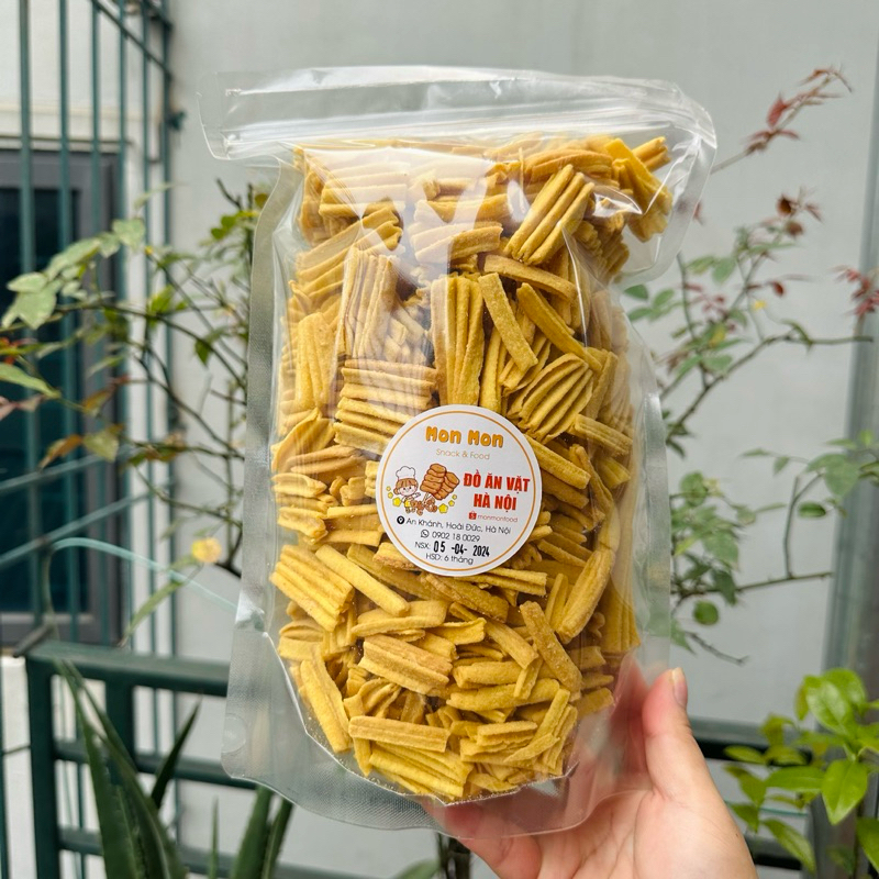 Snack Bim Bim Mái Ngói siêu ngon 500gr- MonMonFood | Shopee Việt Nam