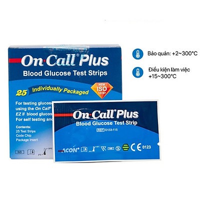 Que đường huyết Oncall Plus - Que đường huyết On Call Plus | Shopee ...