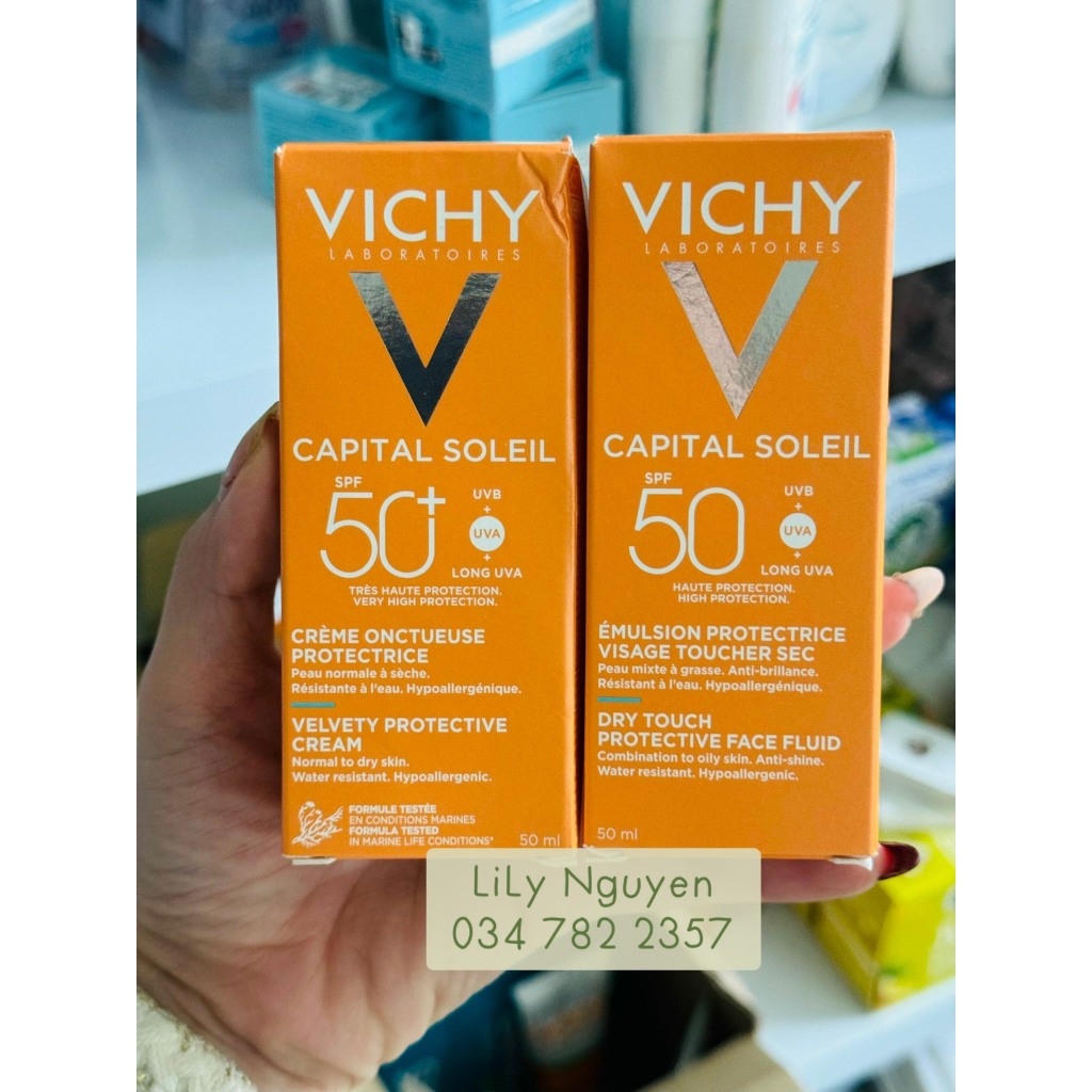 Kem chống nắng Vichy SPF 50 kem chống nắng toàn diện 50ml | Shopee Việt Nam