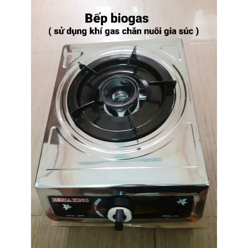 Bếp biogas đơn inox ( đánh lửa manetto ) | Shopee Việt Nam