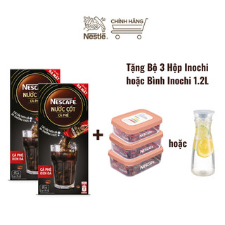 [Tặng Bộ 3 Hộp Inochi/Bình Inochi 1.2L] Combo 2 hộp nước cốt cà phê ...