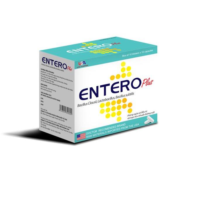 Viên uống ENTERO PLUS (Hộp 100 viên) - giúp cân bằng hệ vi sinh đường ...