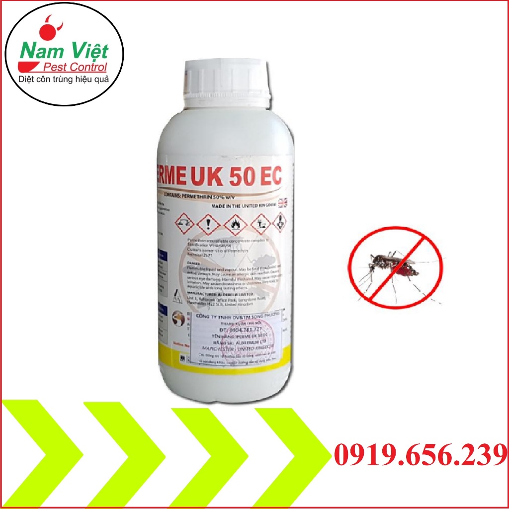 PERME UK 50EC - Hóa chất phun muỗi hiệu quả cao nhập khẩu Anh Quốc - Chai 1 lít | Shopee Việt Nam