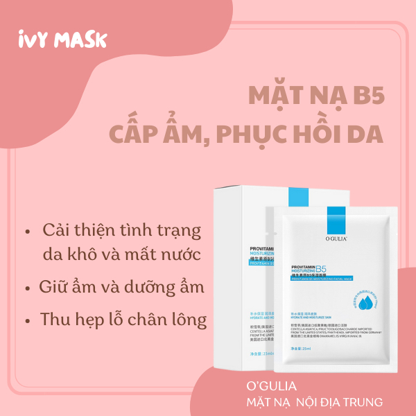 [CHÍNH HÃNG ] MẶT NẠ B5 OGULIA CẤP ẨM PHỤC HỒI DƯỠNG TRÁNG SÁNG DA O ...