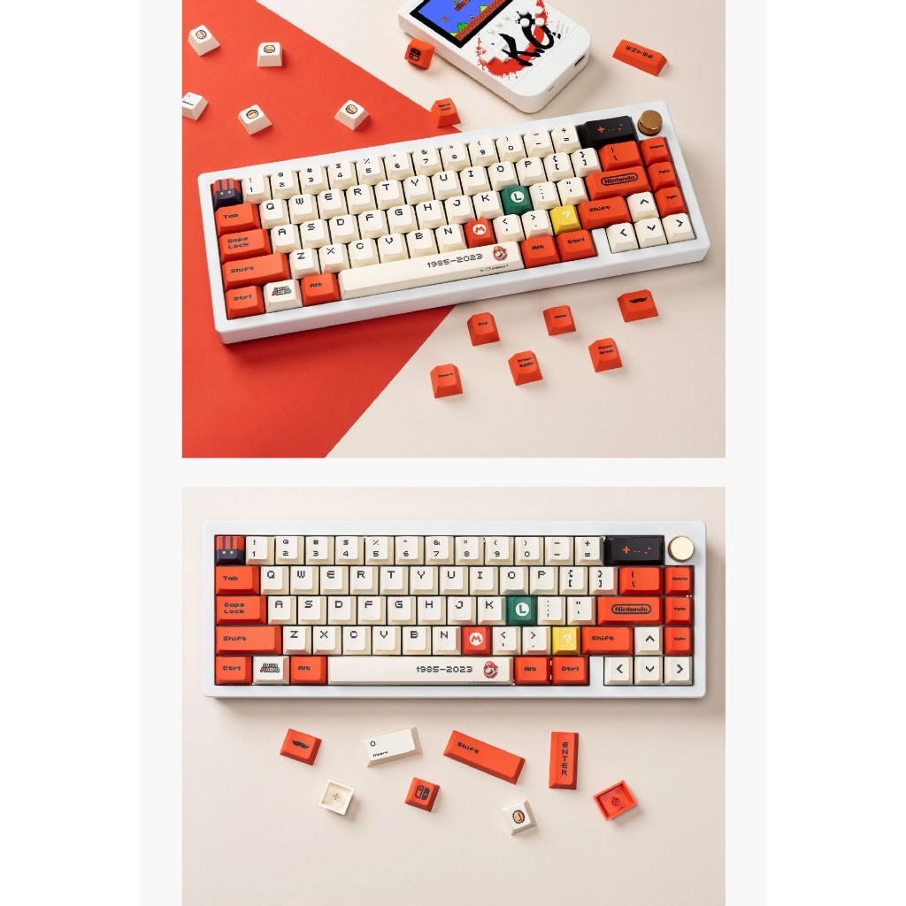 Keycap xuyên led POLARIS, NINJA, GRADIENT mặt trên, side print profile ...