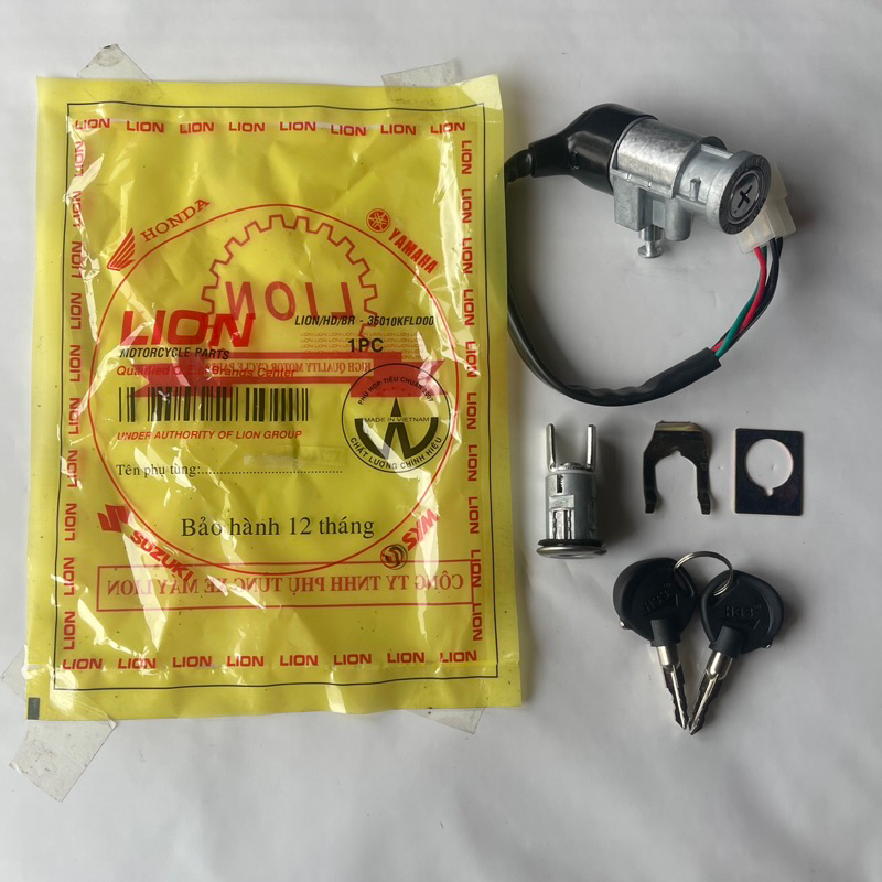Bộ Ổ Khoá 4 Cạnh Xe Máy Dream (Dr) - Hàng Lion Chất Lượng Cao | Shopee ...