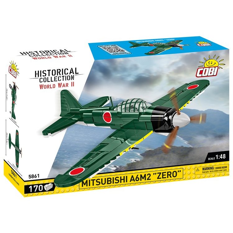 Đồ chơi lắp ráp máy bay chiến đấu Mitsubishi A6M2 "Zero" Chính Hãng ...