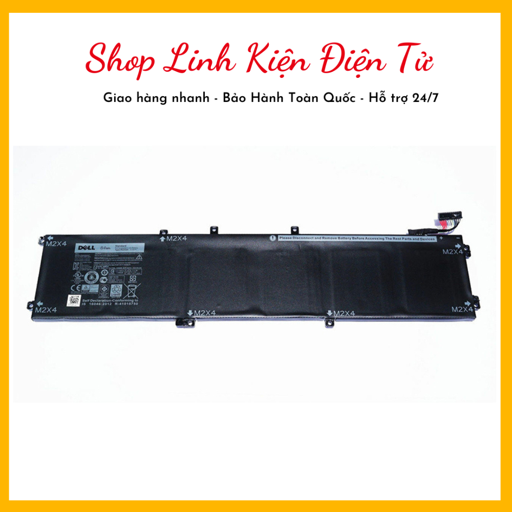 Pin LapTop Dell dùng cho dòng XPS 15 9550 9560, dài 84wh (zin) – 6 cell ...