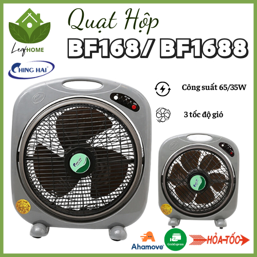Quạt Hộp Chinghai BF1688/ BF168 Chính Hãng _ Công suất lớn đến 65W với 3 tốc độ gió _ Bảo Hành ...