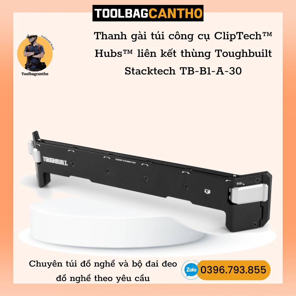 Thanh gài túi công cụ ClipTech™ Hubs™ liên kết thùng Toughbuilt Stacktech TB-B1-A-30 | Shopee ...