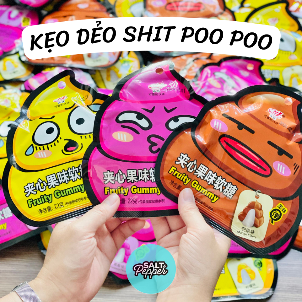 [XẢ HÀNG] KẸO DẺO TRÁI CÂY HÌNH SHIT POO POO QUÀ TẶNG ĐỘC LẠ ĂN VẶT ...