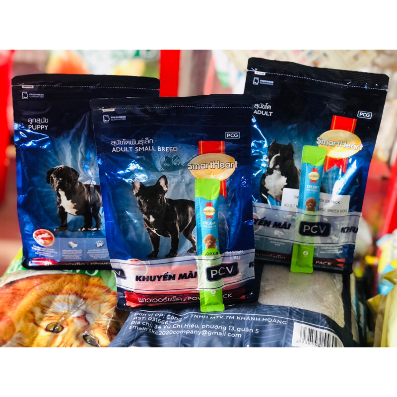 [Smartheart] 1KG Thức Ăn Hạt Tăng Cơ Dành Riêng Cho Bully & Bull Pháp ...