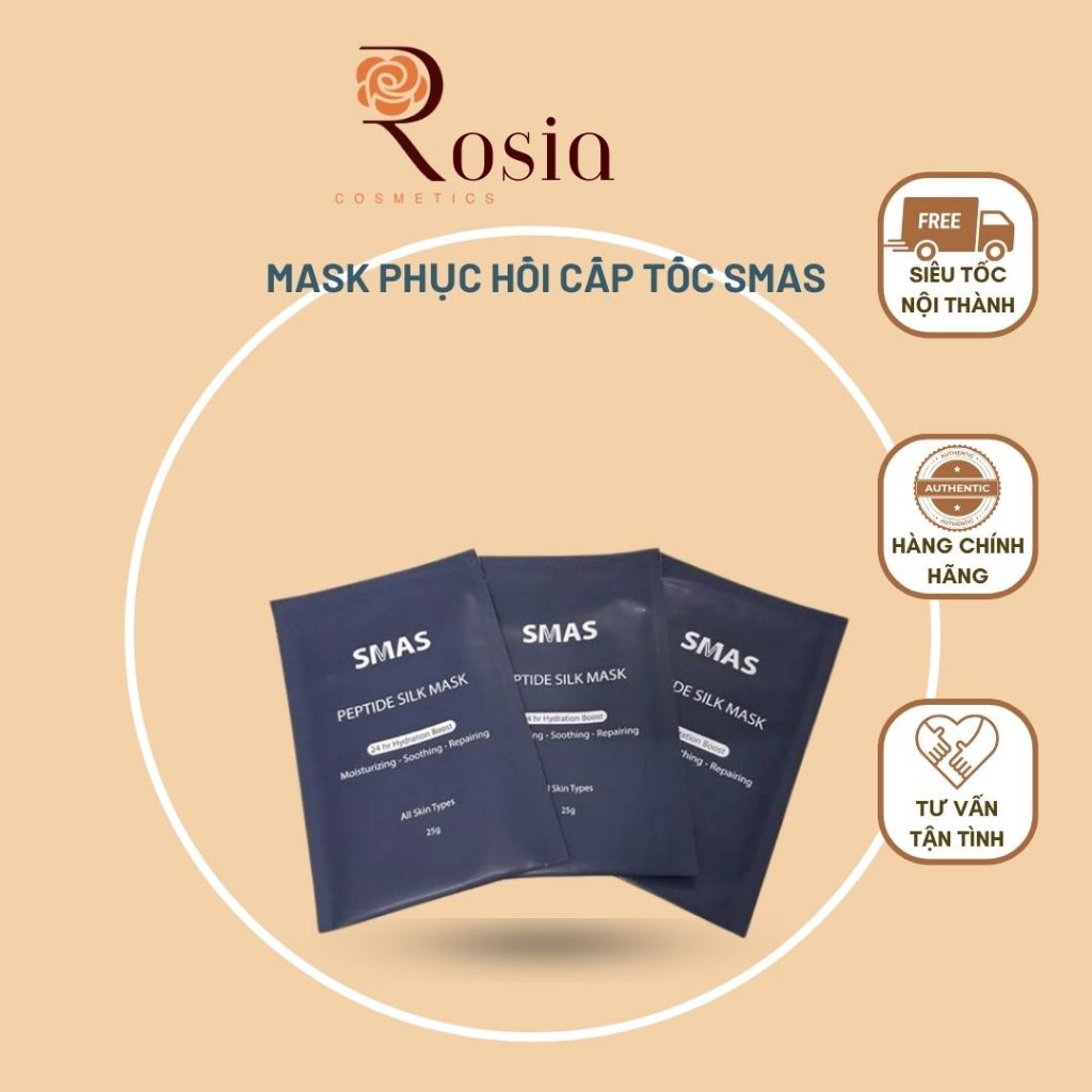 Mặt Nạ Dưỡng Và Phục Hồi Da SMAS Peptide Silk Mask | Shopee Việt Nam