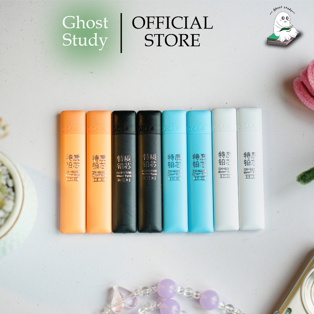 Ngòi chì kim 3B 0.5mm 0.7mm ruột bút chì kim bấm Ghost Study | Shopee Việt Nam