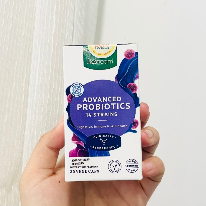[Tem cty] Lifestream Viên Uống Probiotic Men Vi Sinh 14 Chủng Advanced ...
