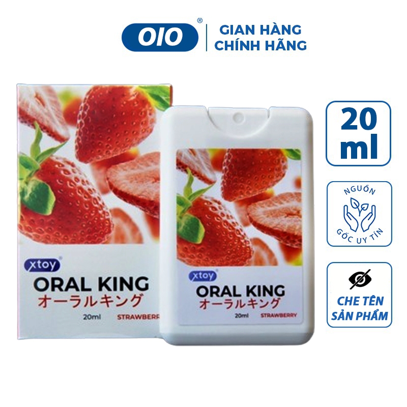Combo xịt thơm miệng XTOY Oral King 20ml ngọt ngào, thơm miệng, sạch sẽ ...