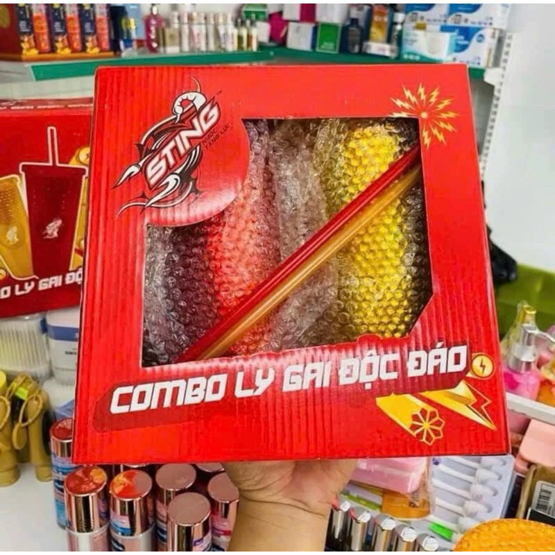 Ly Kim Cương Dạ Quang Bling Lấp Lánh 700ml (Quà Tặng Sting) | Shopee ...