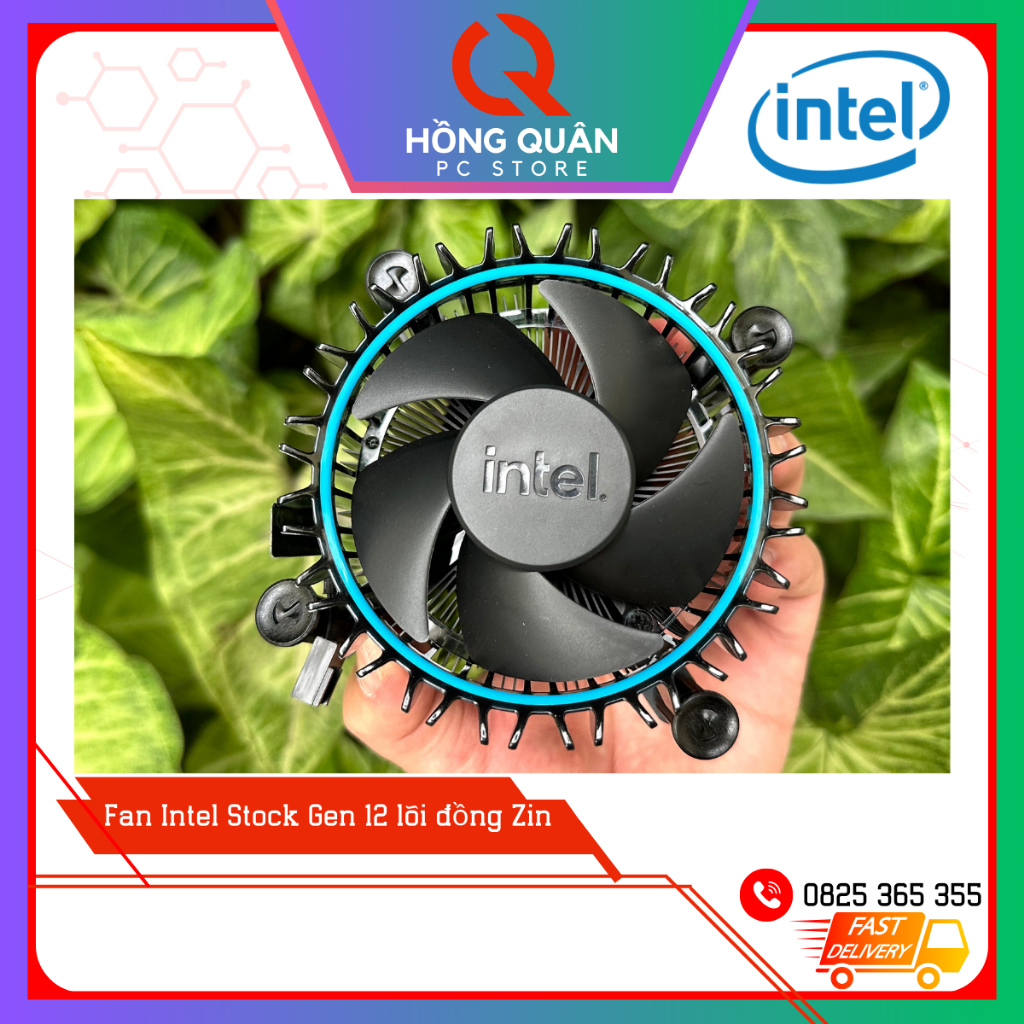 Quạt tản nhiệt CPU Fan Intel Stock lõi đồng Gen 12th,13th FanBox Intel ...