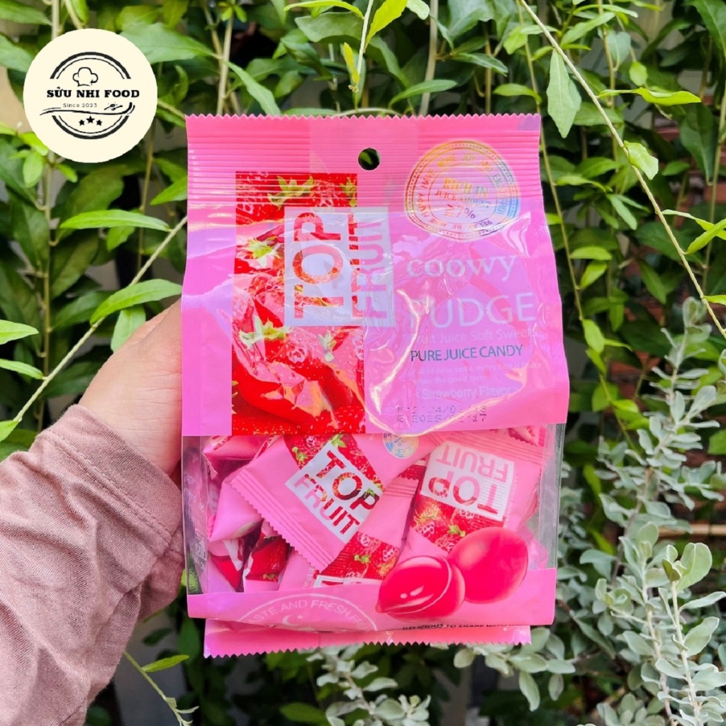 [ VỊ DÂU ]KẸO DẺO TRÁI CÂY TOP FRUIT COOWY | Shopee Việt Nam