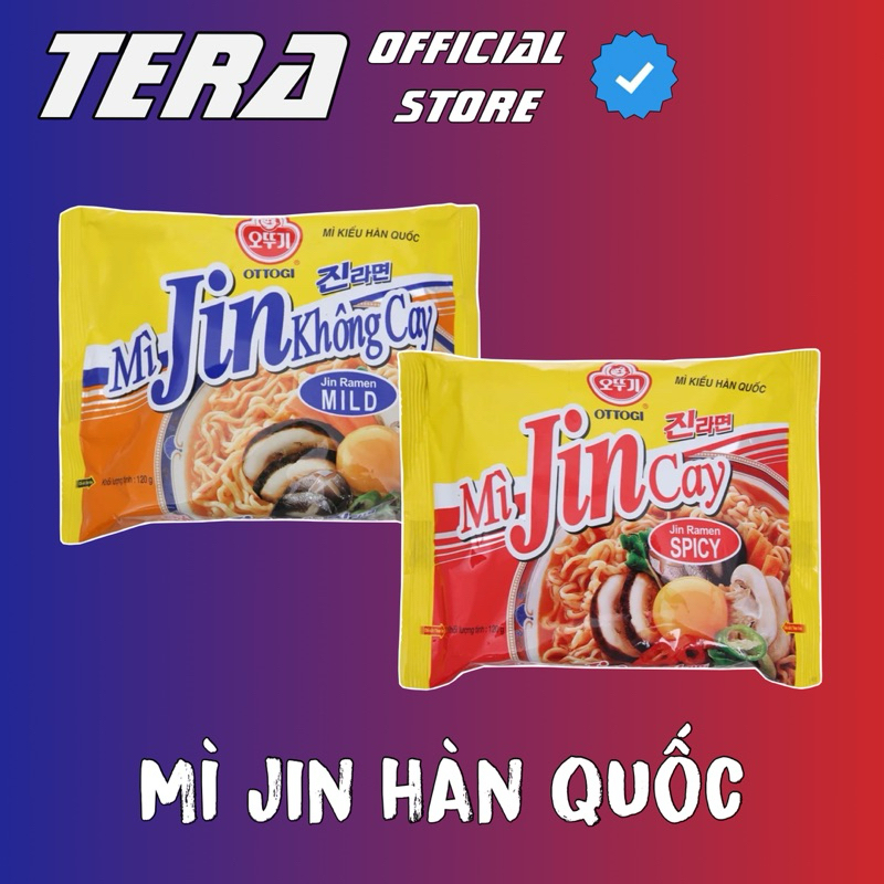 Mì Jin hàn quốc vị CAY và KHÔNG CAY gói 120g [ĐẬM ĐÀ] | Shopee Việt Nam