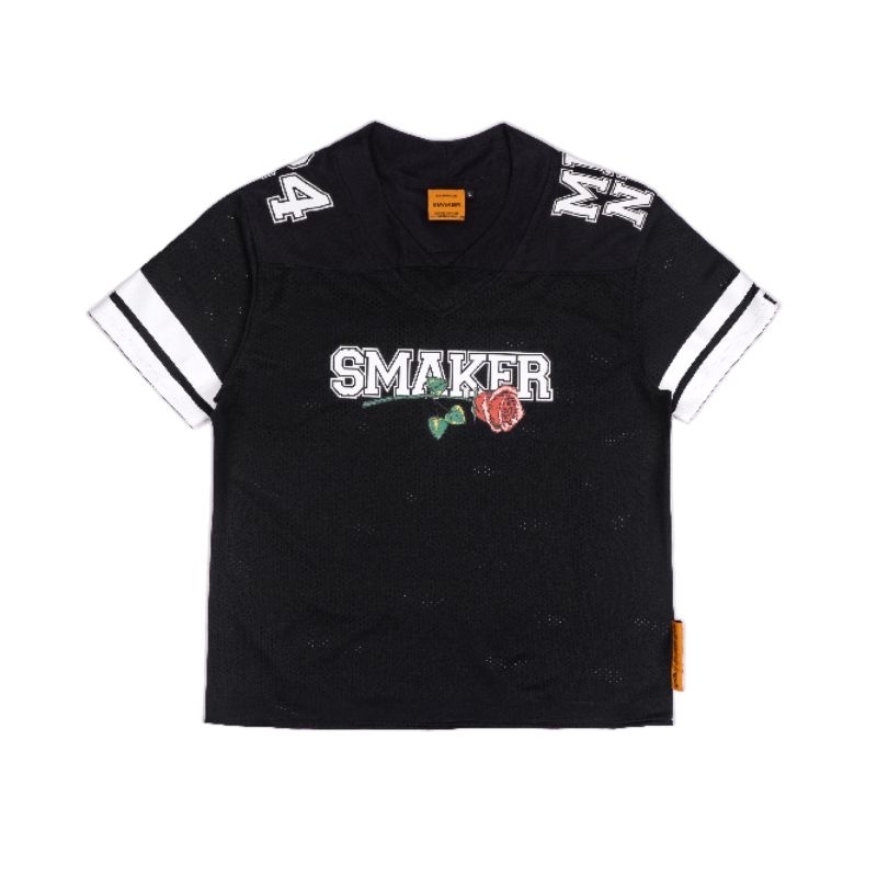 [SMAKER] Áo thun lưới nam nữ Unisex form rộng tay lỡ, local brand chính ...