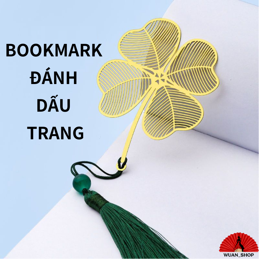 Bookmark kim loại, đánh dấu trang phong cách Trung Hoa, tua rua phụ ...