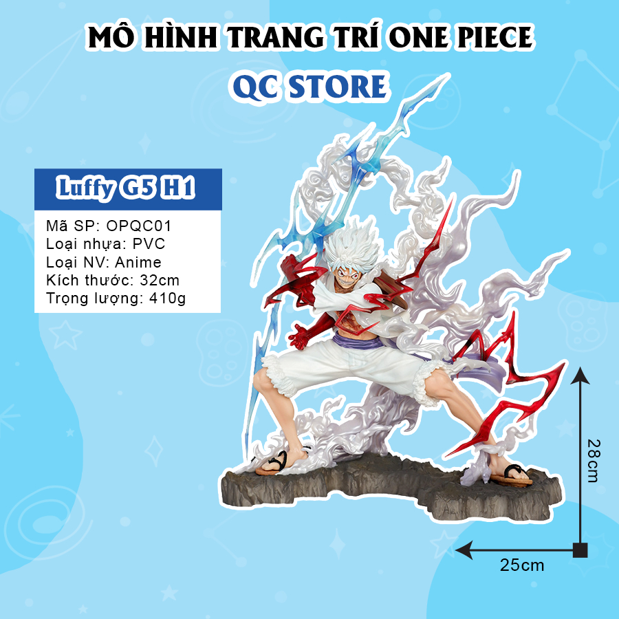 Mô hình Luffy Gear 5 Nika Action Sun God 16cm fullbox | Shopee Việt Nam