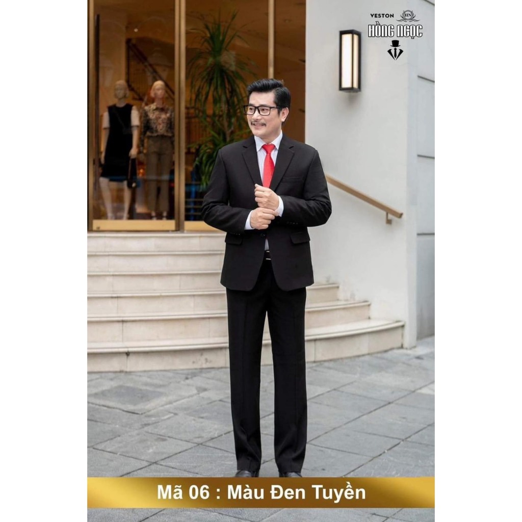 Bộ Vest NamTrung Niên,Áo Veston Comle Nam Cao Cấp Chất Liệu Nhập Khẩu ...