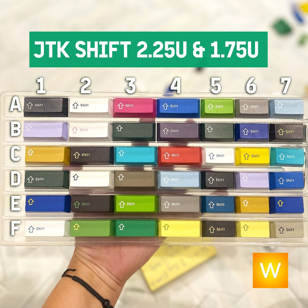 JTK Keycap Mod Shift 2.25u 1.75u - Nút lẻ bàn phím cơ chính hãng - JTK Grab | Shopee Việt Nam