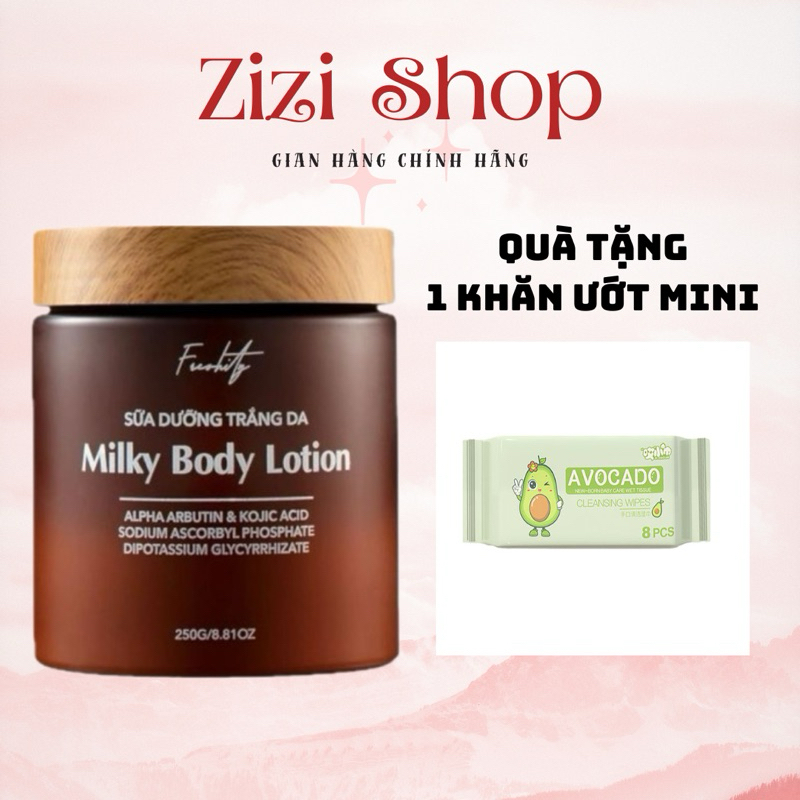 Sữa dưỡng trắng da milky body lotion Freshity 250g | Shopee Việt Nam