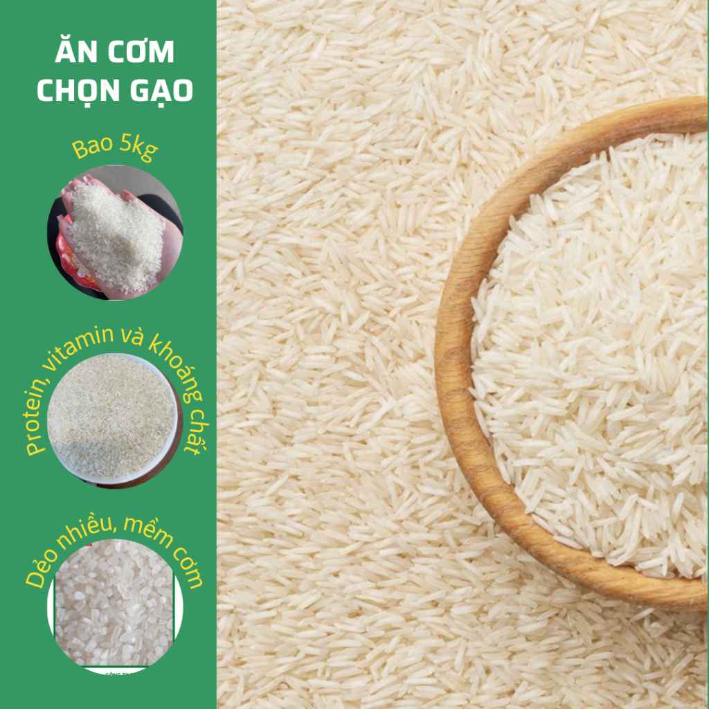 Gạo Tấm ST25 Bao 5kg | Shopee Việt Nam