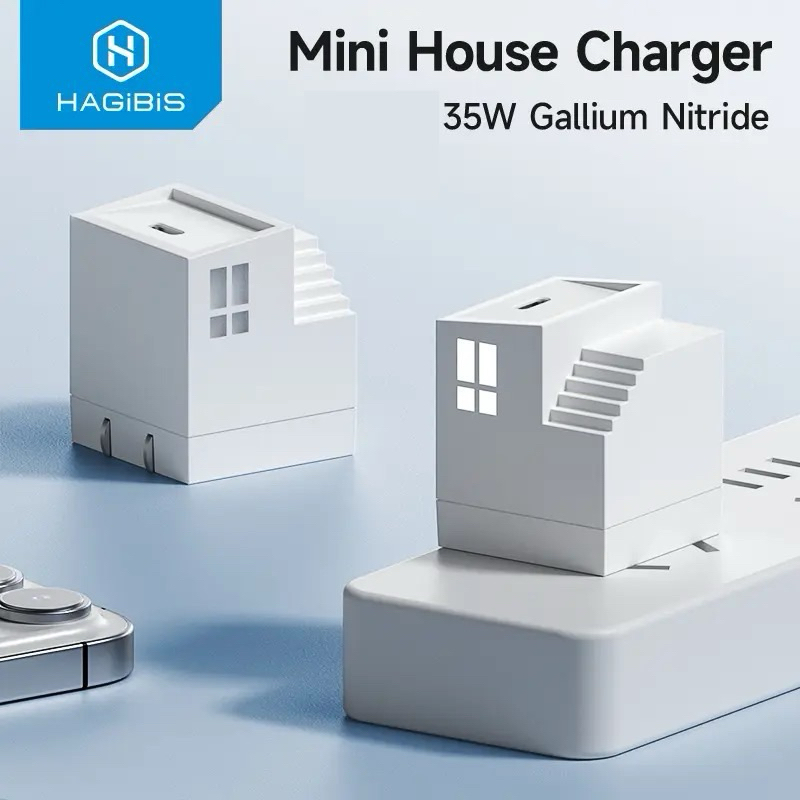 [ Hagibis 35W ] Sạc Nhanh Hagibis 35W GaN USB-C QC 3.0 PD 3.0 Hình Ngôi ...