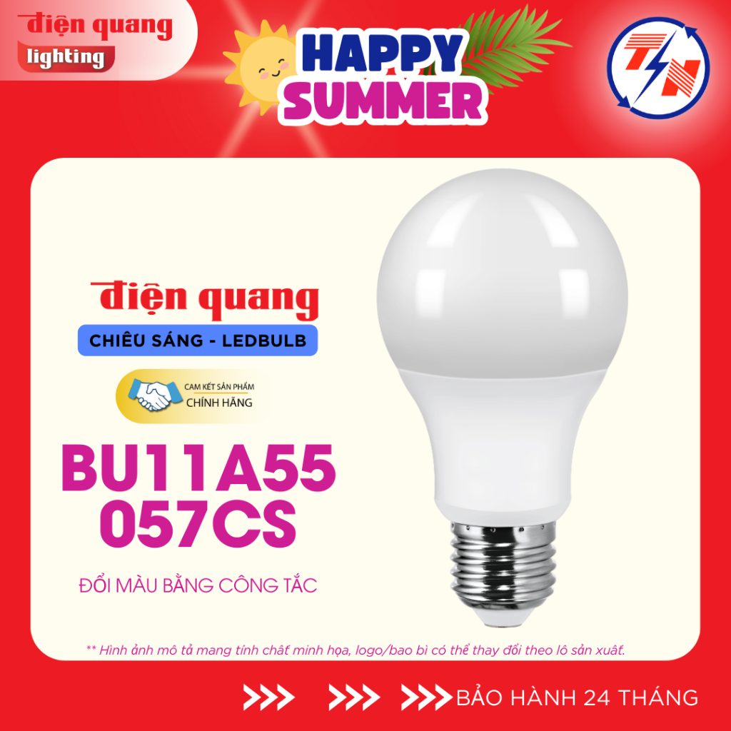 Đèn LED bulb BU11 đổi màu Điện Quang ĐQ LEDBU11 057CS - 077CS (Đổi màu ...