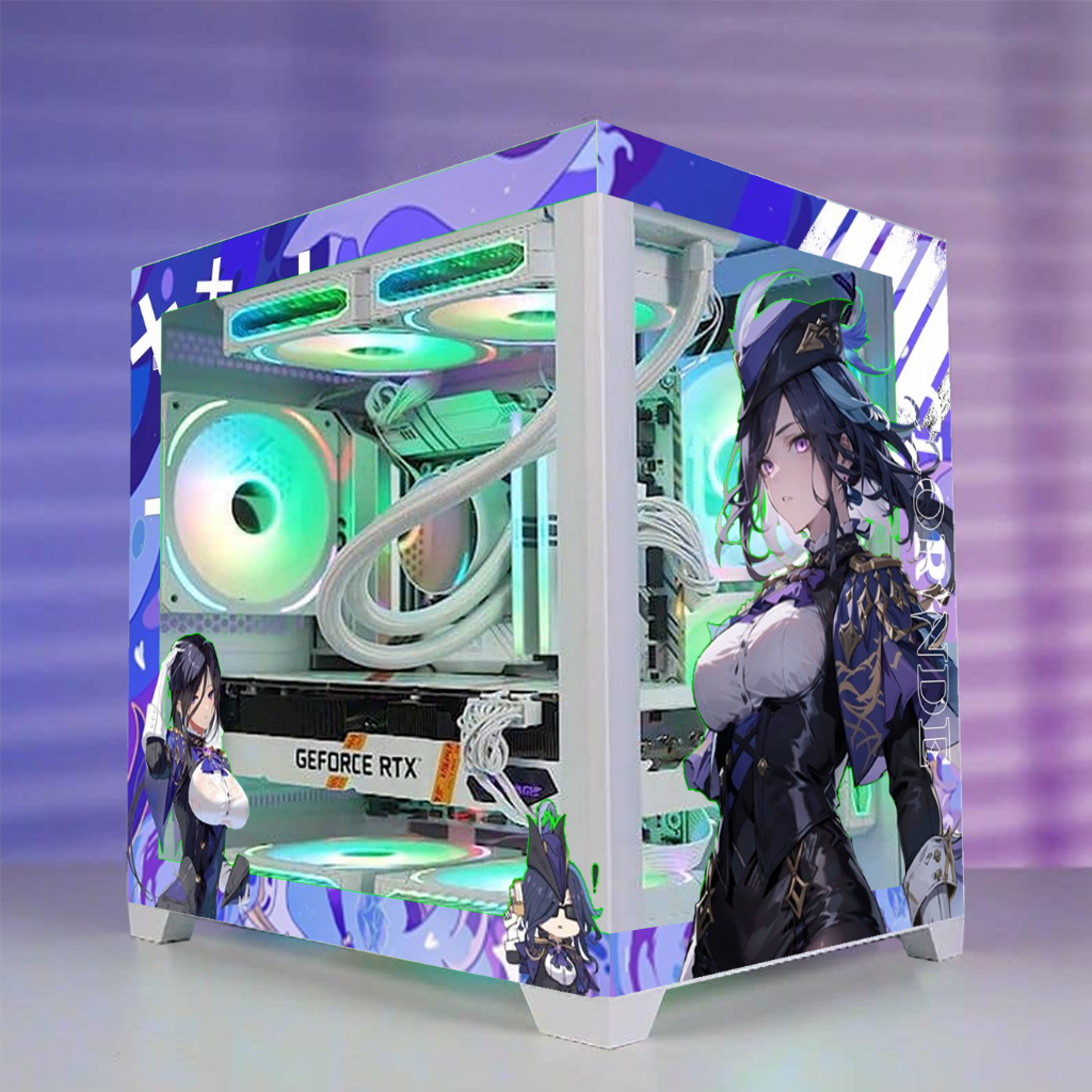 [NHẬN THIẾT KẾ THEO YÊU CẦU] Decal dán vỏ case máy tính dùng decor góc ...