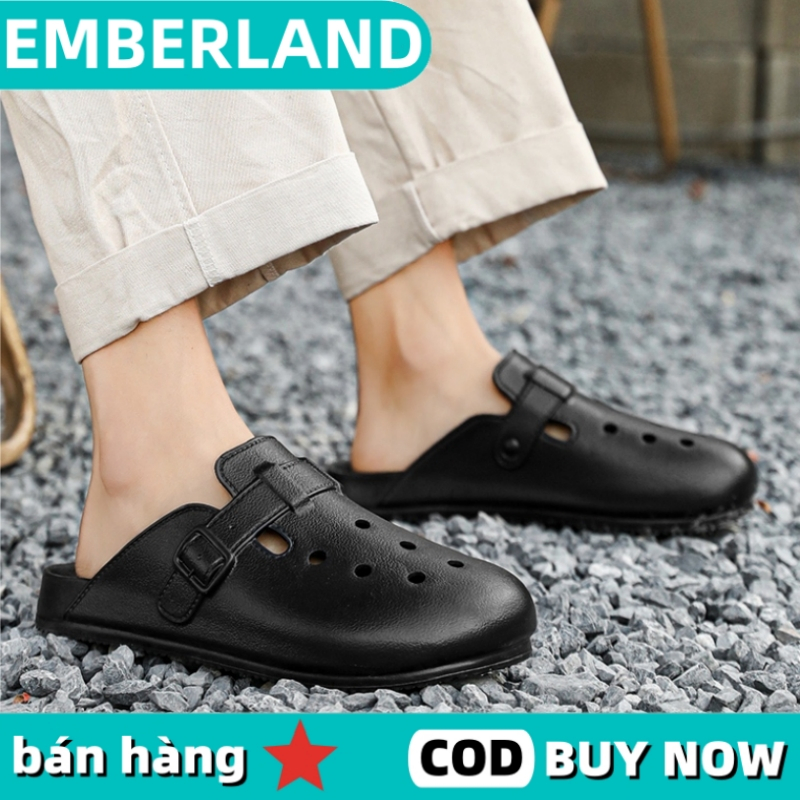 【EMBERLAND】Giày sandal nam màu đen hính hãng Dép Sandan Nam, Sandal Học ...