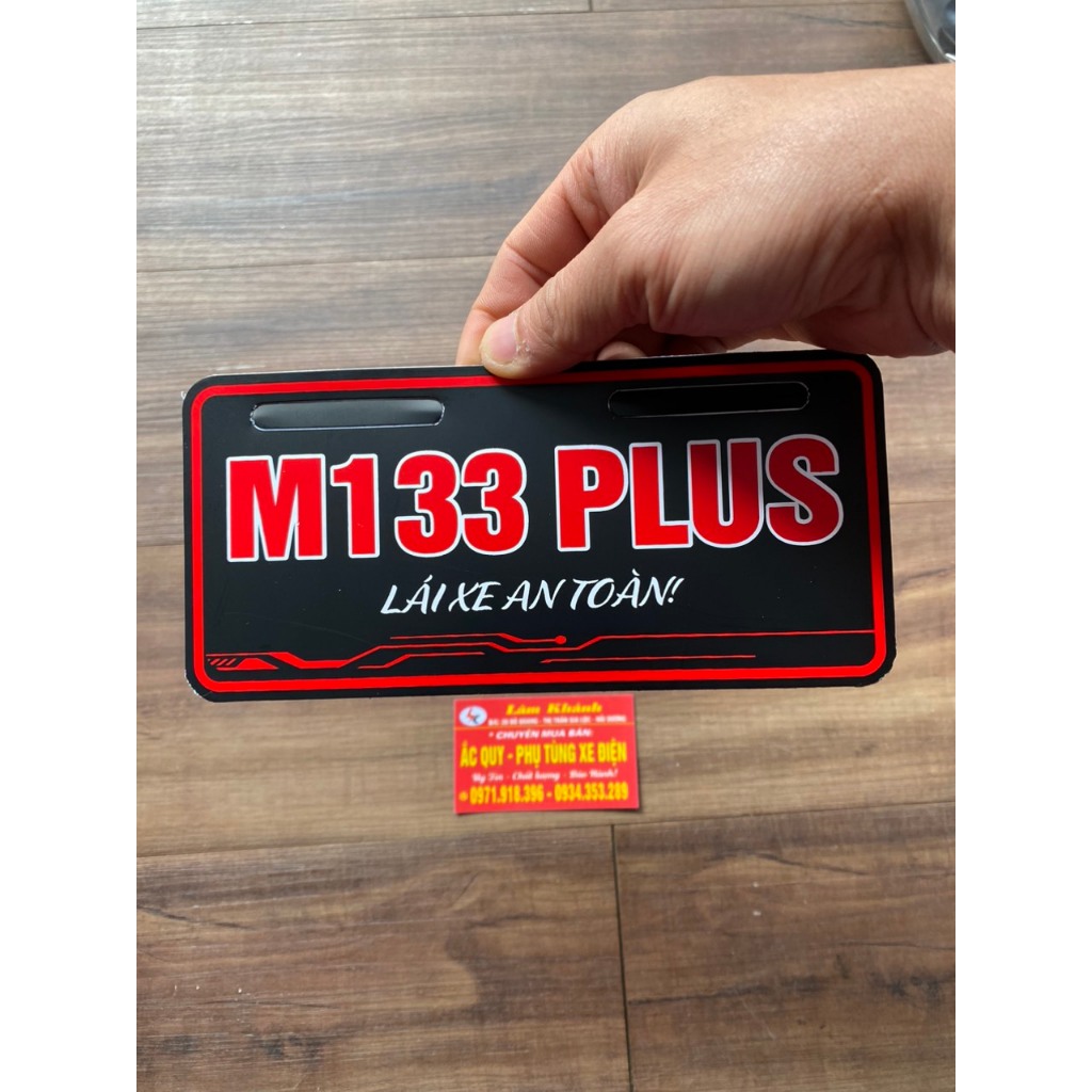 Biển xe điện 133S, 133M, Biển lắp đuôi xe điện 133M, 133S - Lái xe an toàn | Shopee Việt Nam