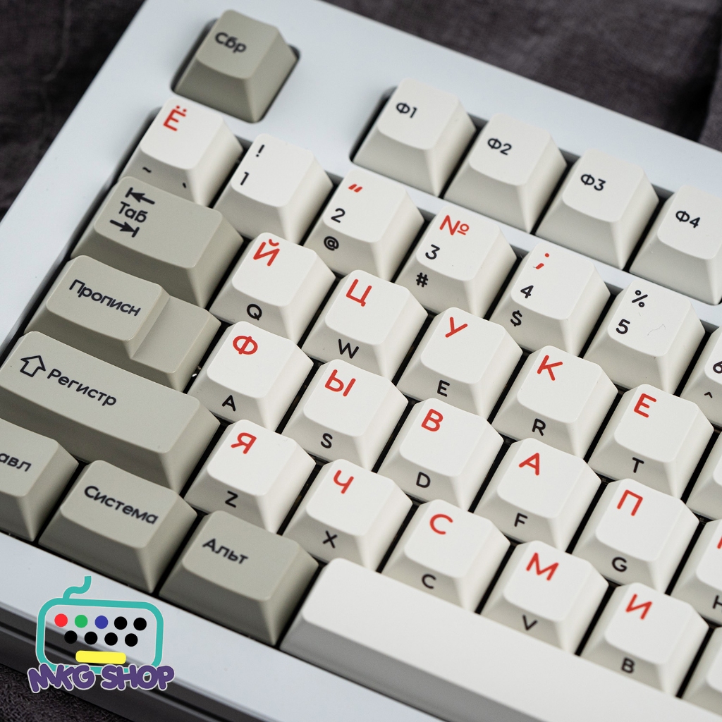 Keycap Russian Retro Ninja | PBT dyesub | 127 nút bàn phím cơ rẻ đẹp ...