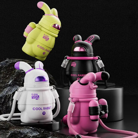 Bình Giữ Nhiệt Thỏ Phi Hành Gia Siêu Ngầu Kèm Dây Đeo - JISO HOUSE ...