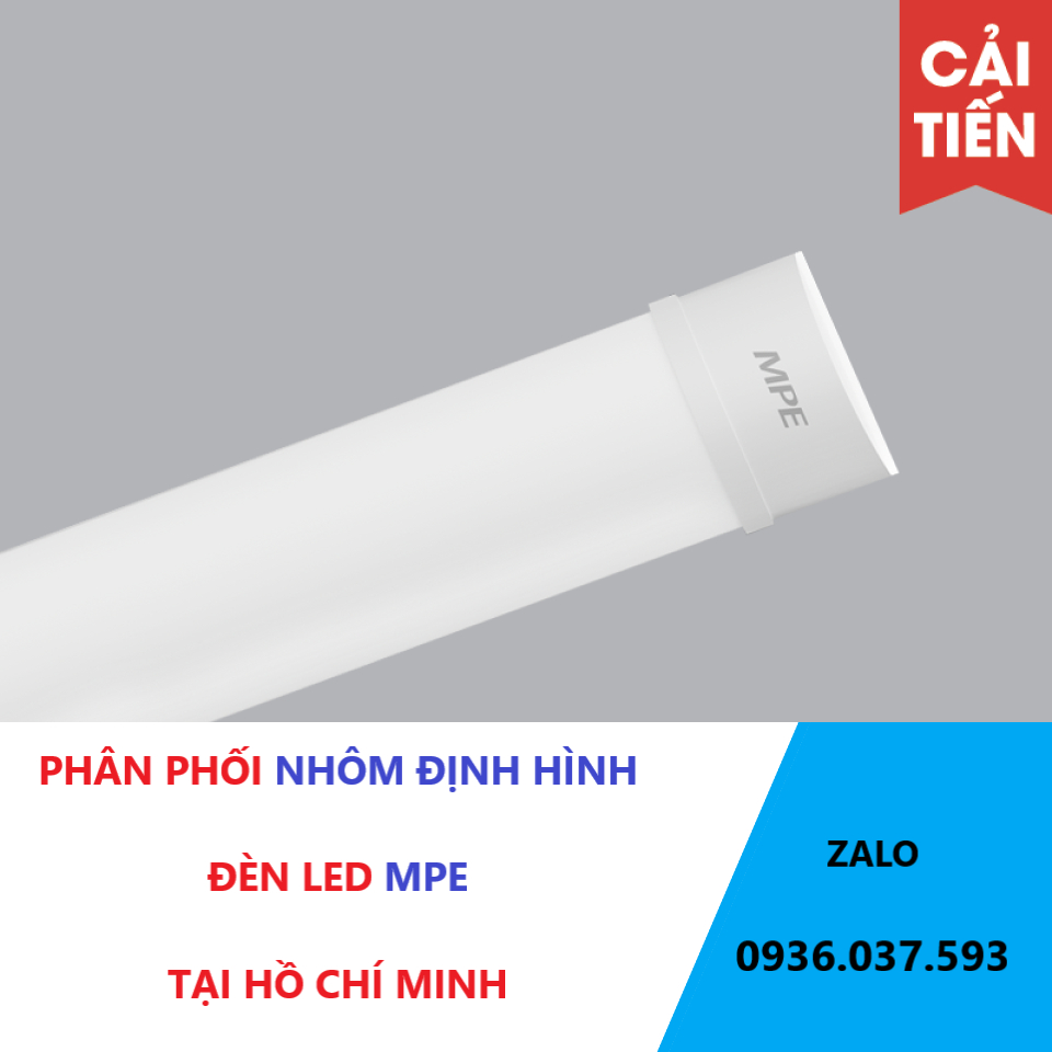 LED Bán Nguyệt Thân Nhựa chính hãng MPE 60cm, 1,2m công suất 18W, 36W ...