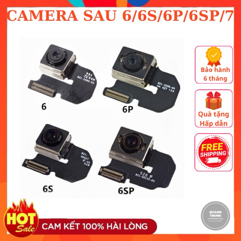 Camera sau cho ip 6/ 6S/ 6 plus/ 6S Plus/ 7 ZIN bóc máy bảo hành 6 ...